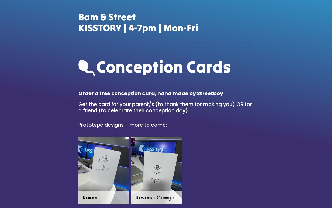 Conception Cards